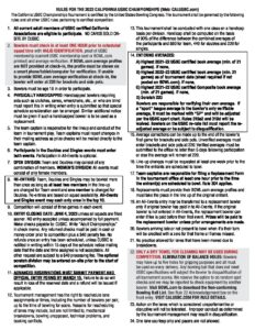 TOURNAMENT RULES | California USBC Association